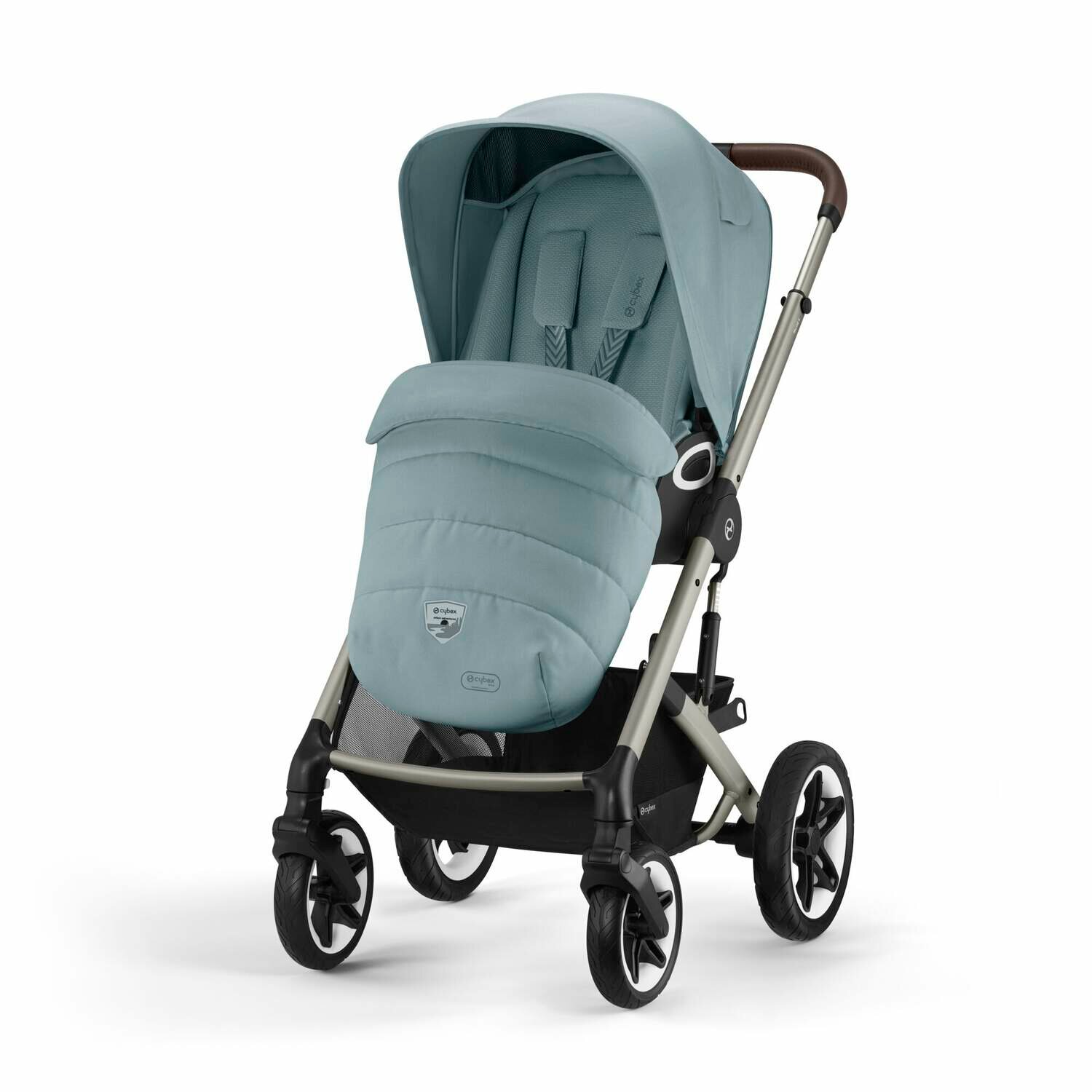 Прогулочная коляска Cybex Talos S Lux, цвет Stormy Blue TPE (Бирюзовый), артикул производителя 524002441