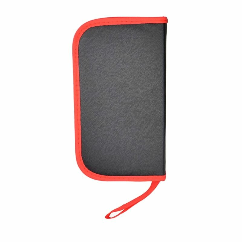 Сумка для инструментов, Аксессуары для электрической паяльной станции, многофункциональный набор инструментов из металла и ПУ-кожи - красный