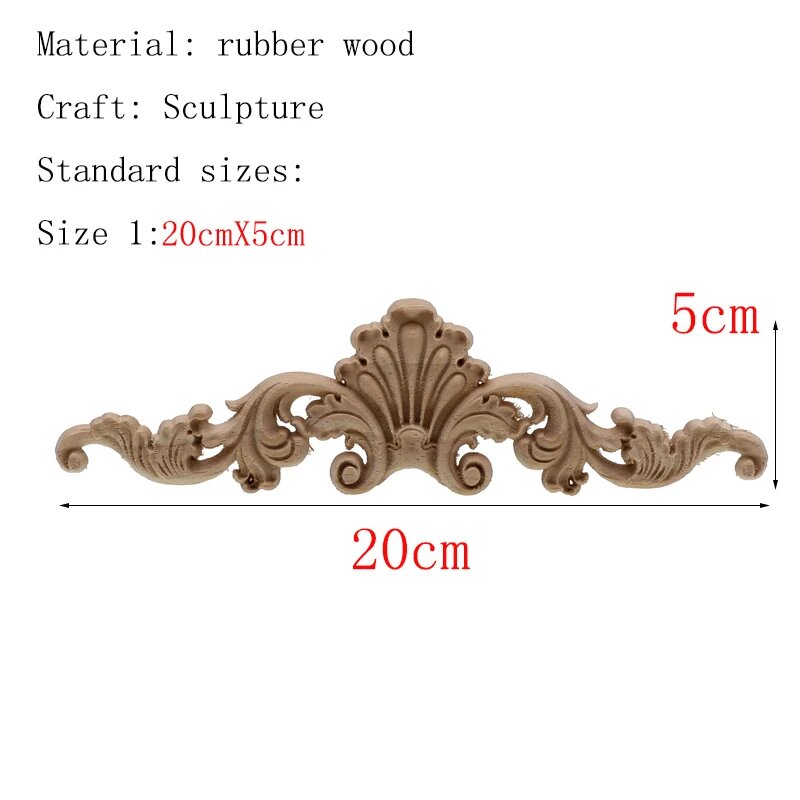 Резная деревянная фигурка из каучукового дерева 20cmX5cm