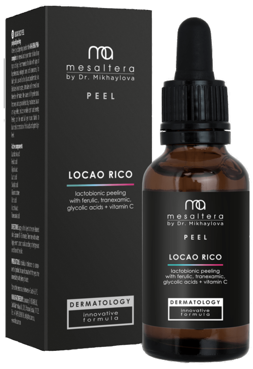 Пилинг MESALTERA "LOCAO RICO", омолаживающий, для всех типов кожи, поликислотный, 30мл