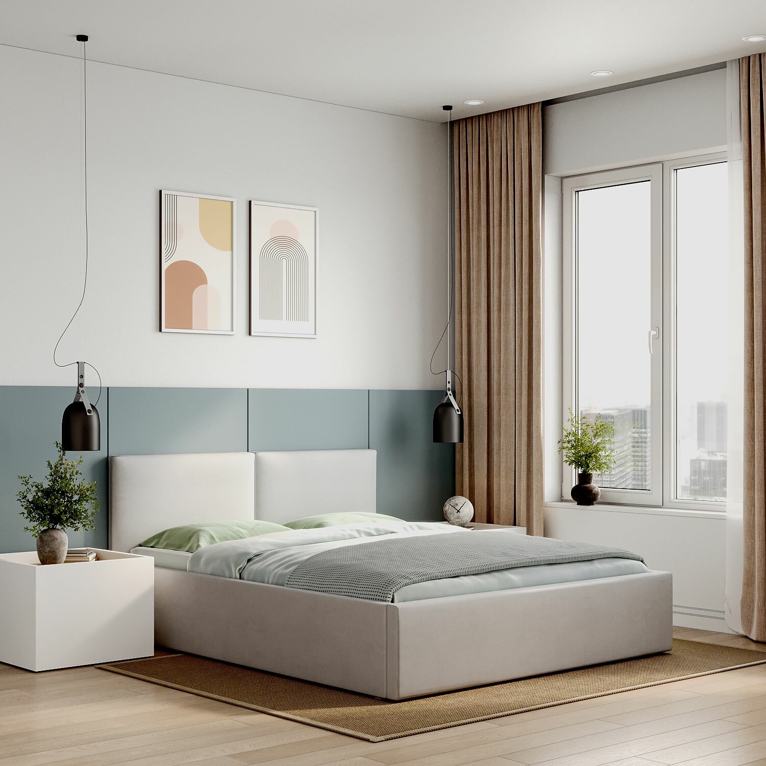 Двуспальная кровать Остин 155 x 215 x 90 см