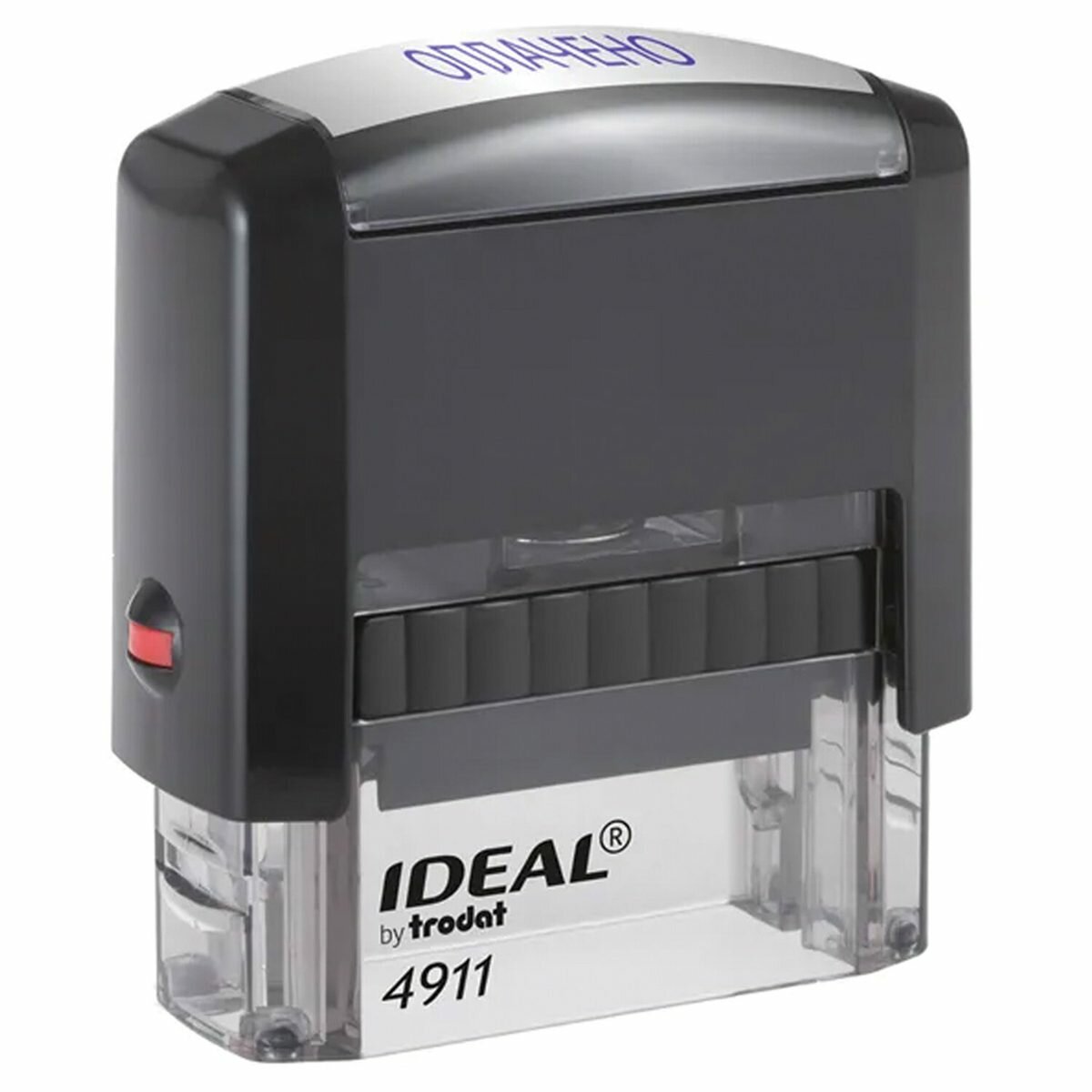 Штамп стандартный Trodat Ideal 4911/DB (38х14мм, со словом "оплачено") (161487), 2шт.