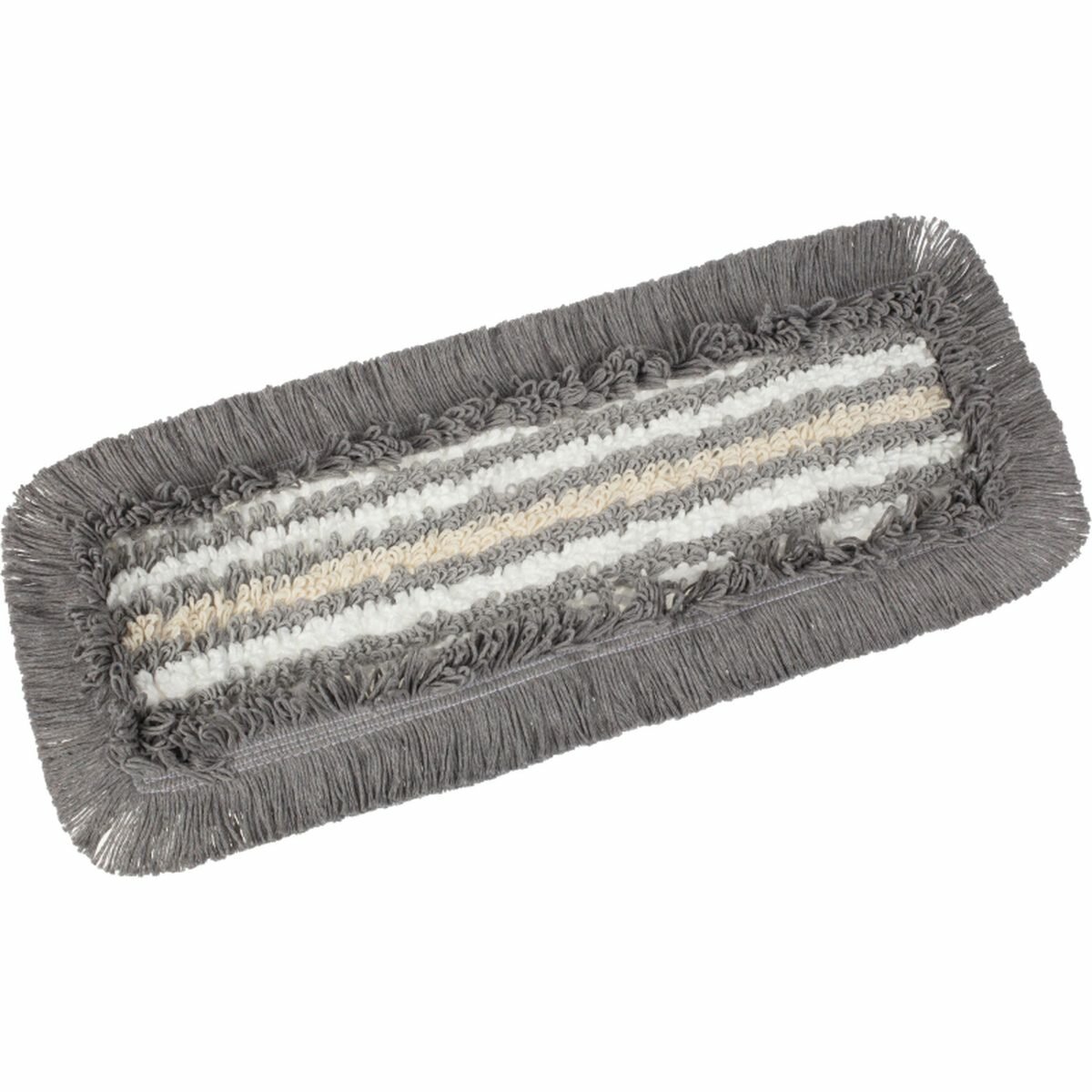 Насадка для швабры Vileda "ТриоПлюс КомбиСпид Про", полиэфир/хлопок 52.5x16.5см, плоская, серый/белый (167296), 20шт.