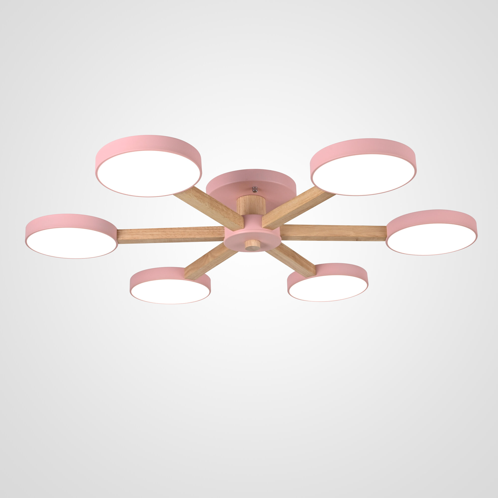 Потолочная люстра TURNA 6 Pink