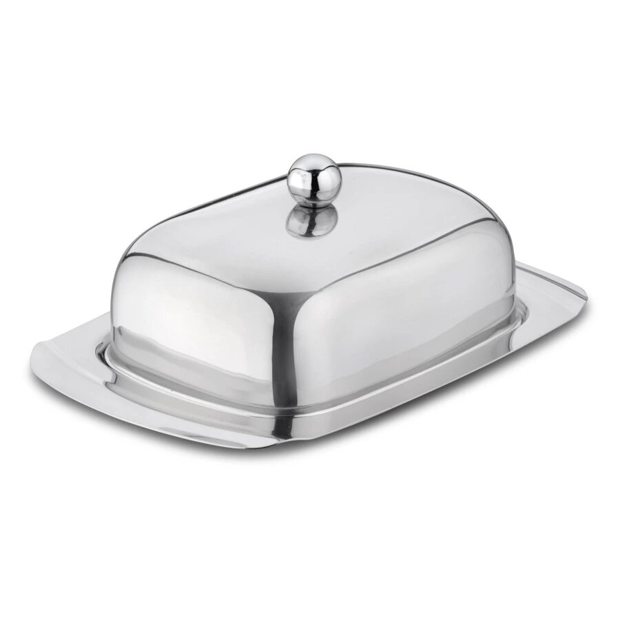 Масленка Weis 18,5х12,5 см, сталь нержавеющая