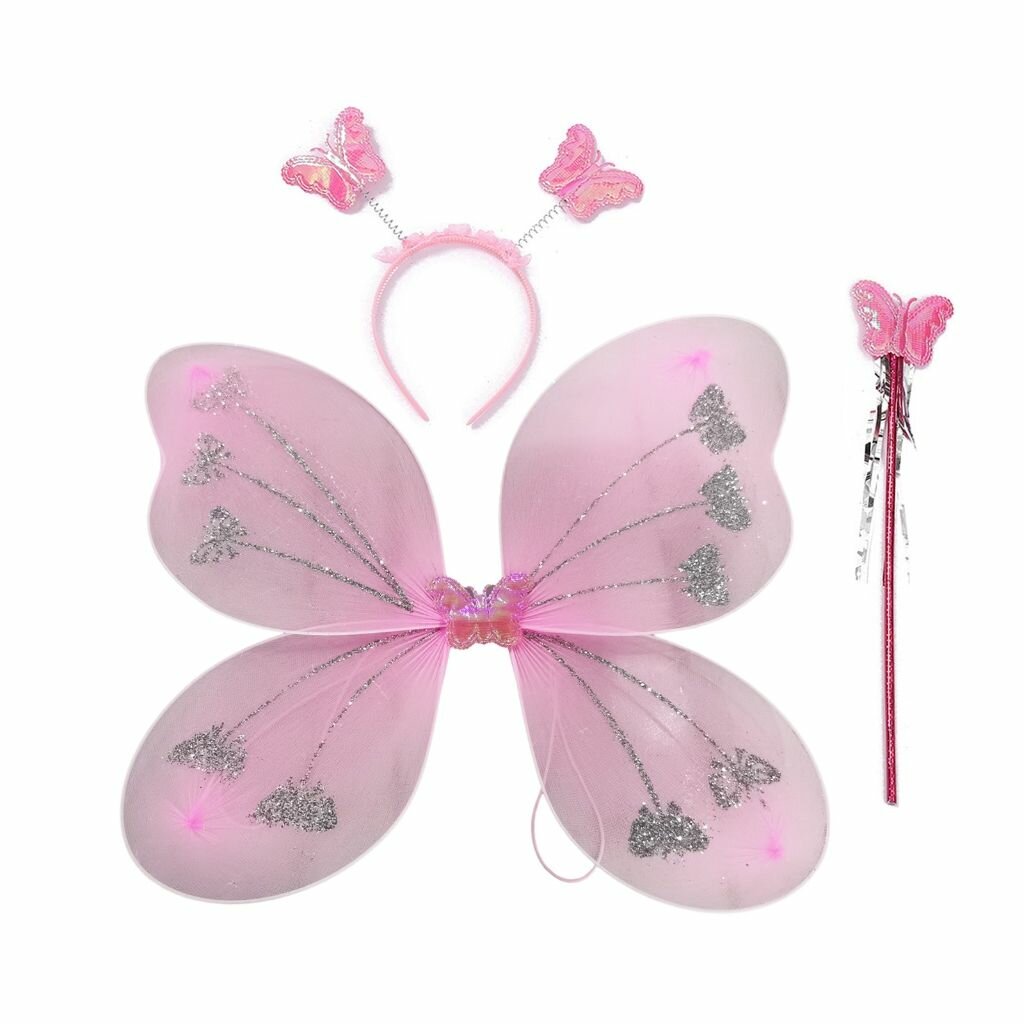 Набор крыльев бабочки-Розовый B
