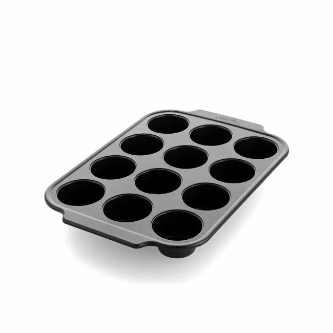 Форма для выпечки GreenPan - 40 х 28 см на 12 штук, из нержавеющей стали, черный, 4894871031562