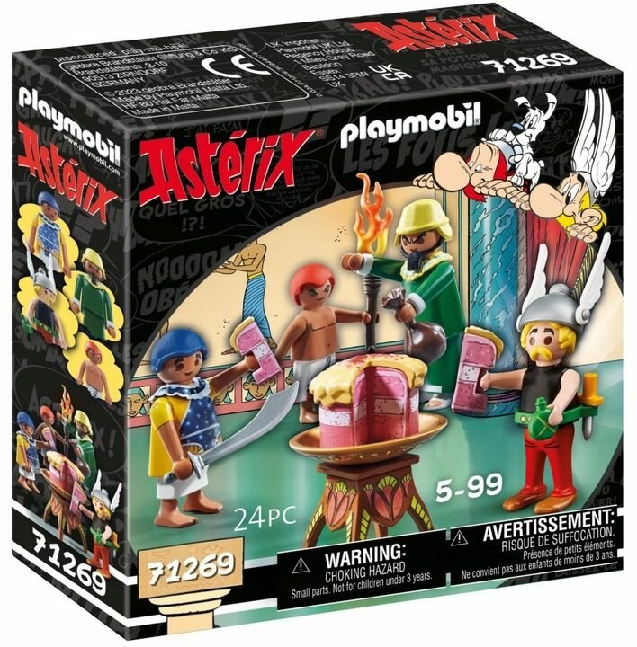 Конструктор Playmobil Asterix Ядовитый пирог Пирамидониса/ Пирамидонис и его приятель Скардис 71269