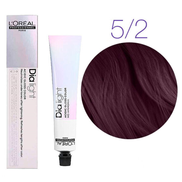 L'Oreal Professionnel Dia Light 5.2 Светлый шатен перламутровый 50мл