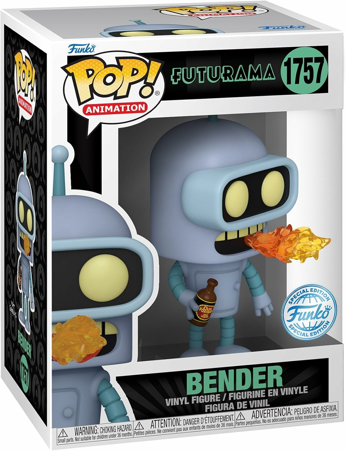 Фигурки Funko Pop ANIMATION - Коллекционная фигурка Futurama Футурама Бендер - Фанко 1757