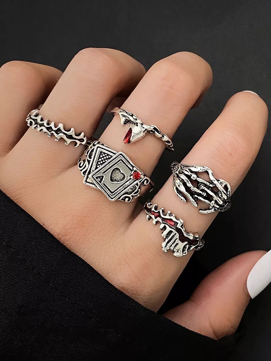 Набор колец, эмаль