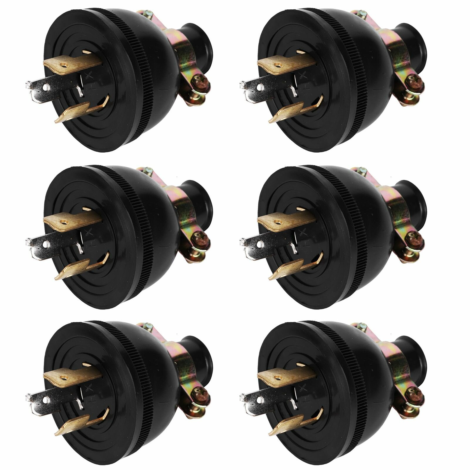 3-контактный разъем преобразователя 220 В для бензиновых генераторов типа США, аксессуары мощностью 37 кВт, 6 шт, защита от выключения