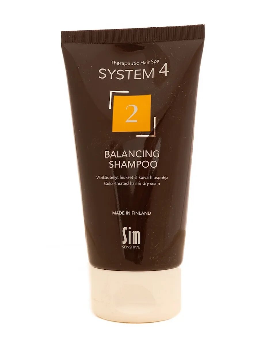 System 4 Шампунь для сухих волос №2, Система 4, 75 мл