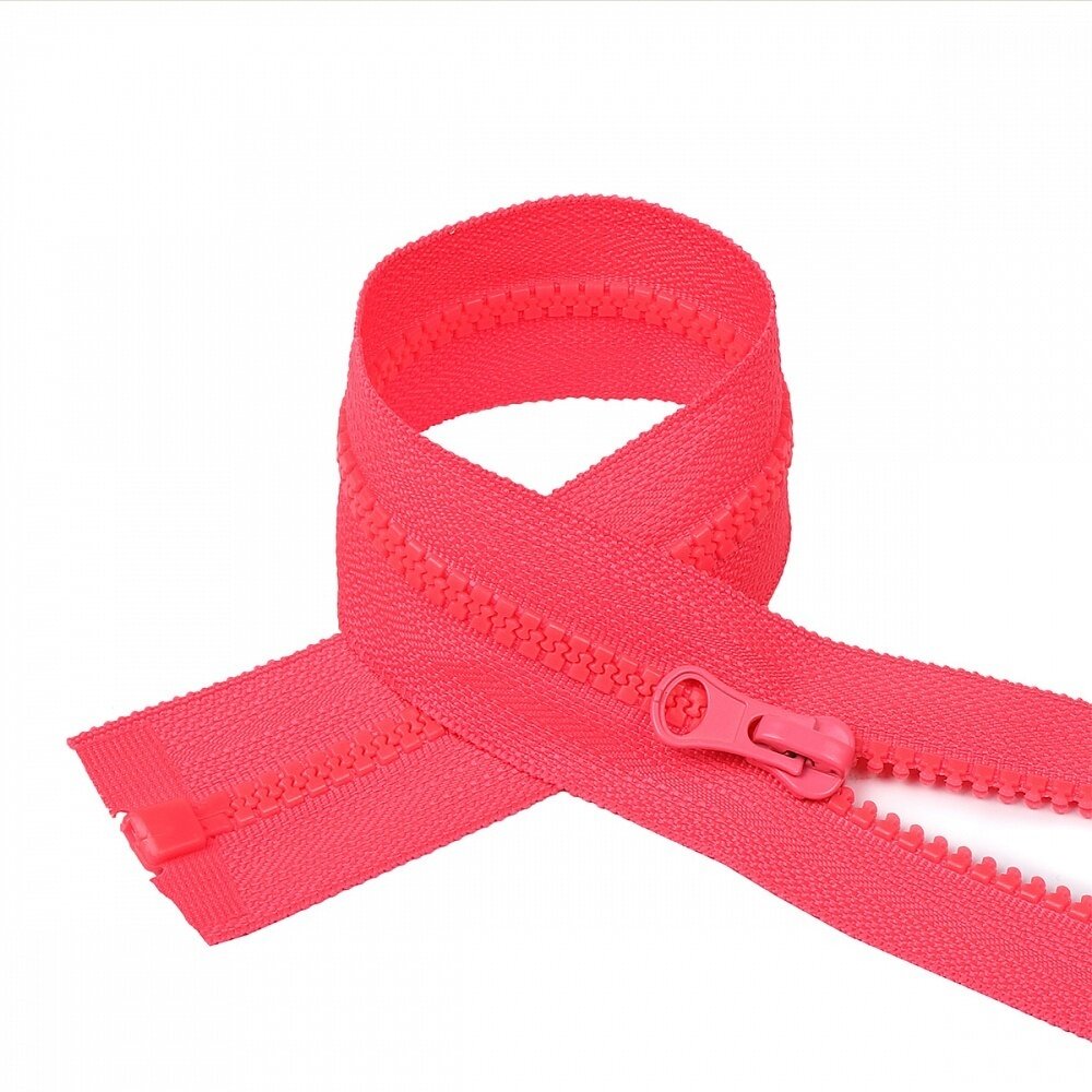 Молния MaxZipper трактор, №5, 1 замок, 40 см, цвет F338, ярко-розовый, 50 шт (ТР5. УЗ.40. F338)