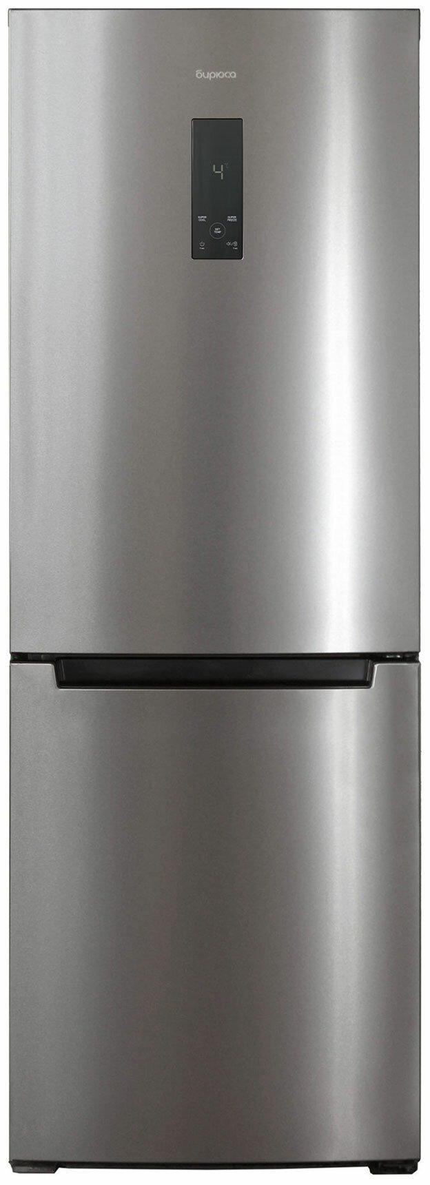 Двухкамерный холодильник Бирюса I920NF No frost, серый металлик