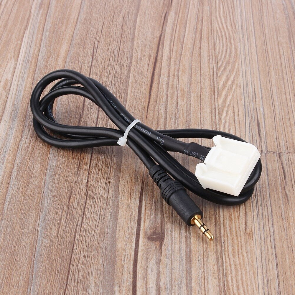 AUX-входной кабель, адаптер для магнитолы, высокопрочный, легкий, 3,5 мм, простая установка в автомобиль.