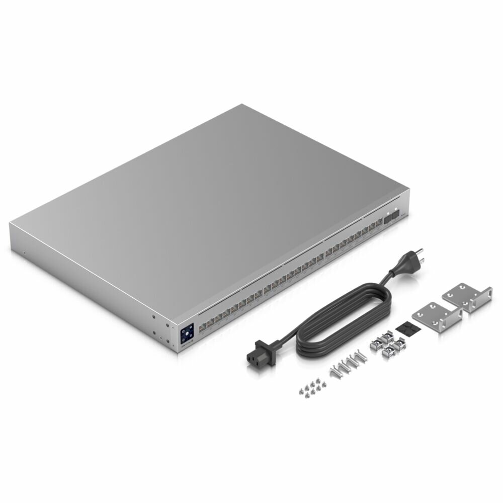 Коммутатор USW-Pro-Max-24 Ubiquiti, возможность установки в стойку, 24 порта, 1Gb/2.5Gb(без POE) — фото 1