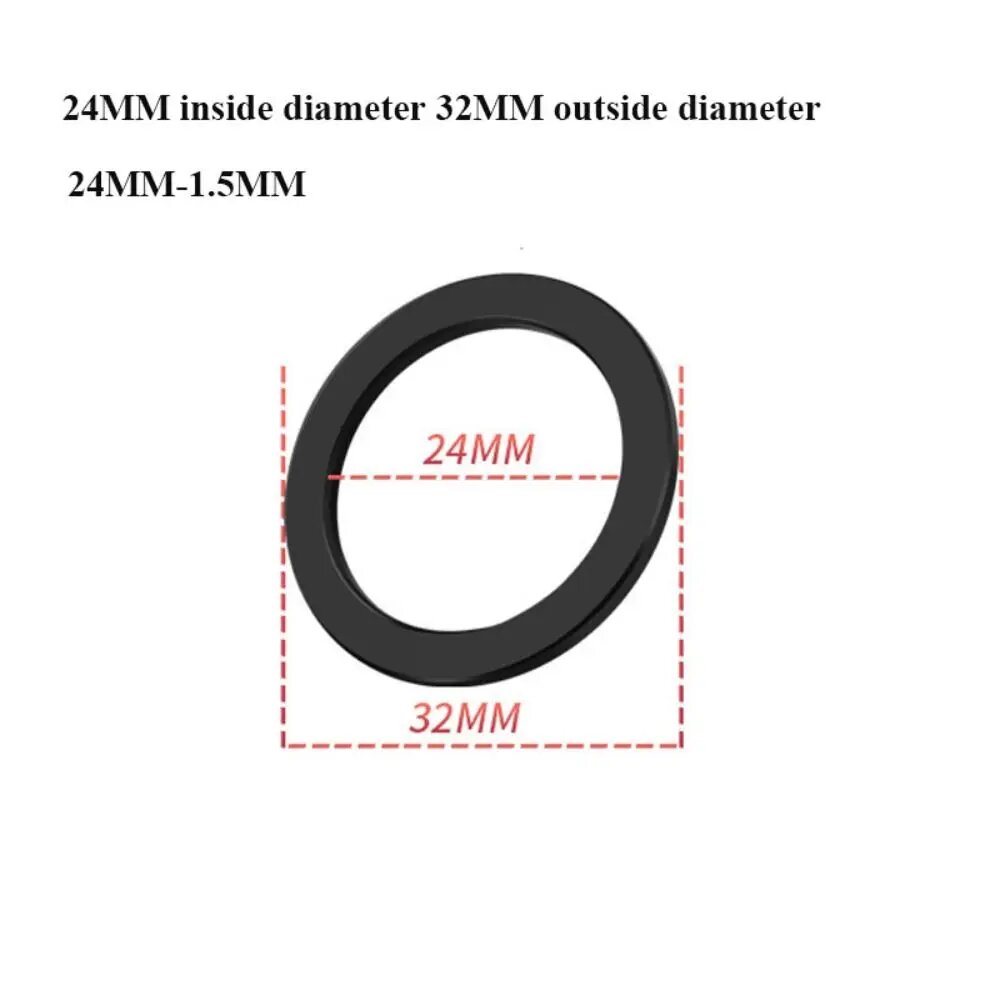Шайбы для шатунов из алюминиевого сплава, черные, набор, 1 шт. 24MM-1.5MM