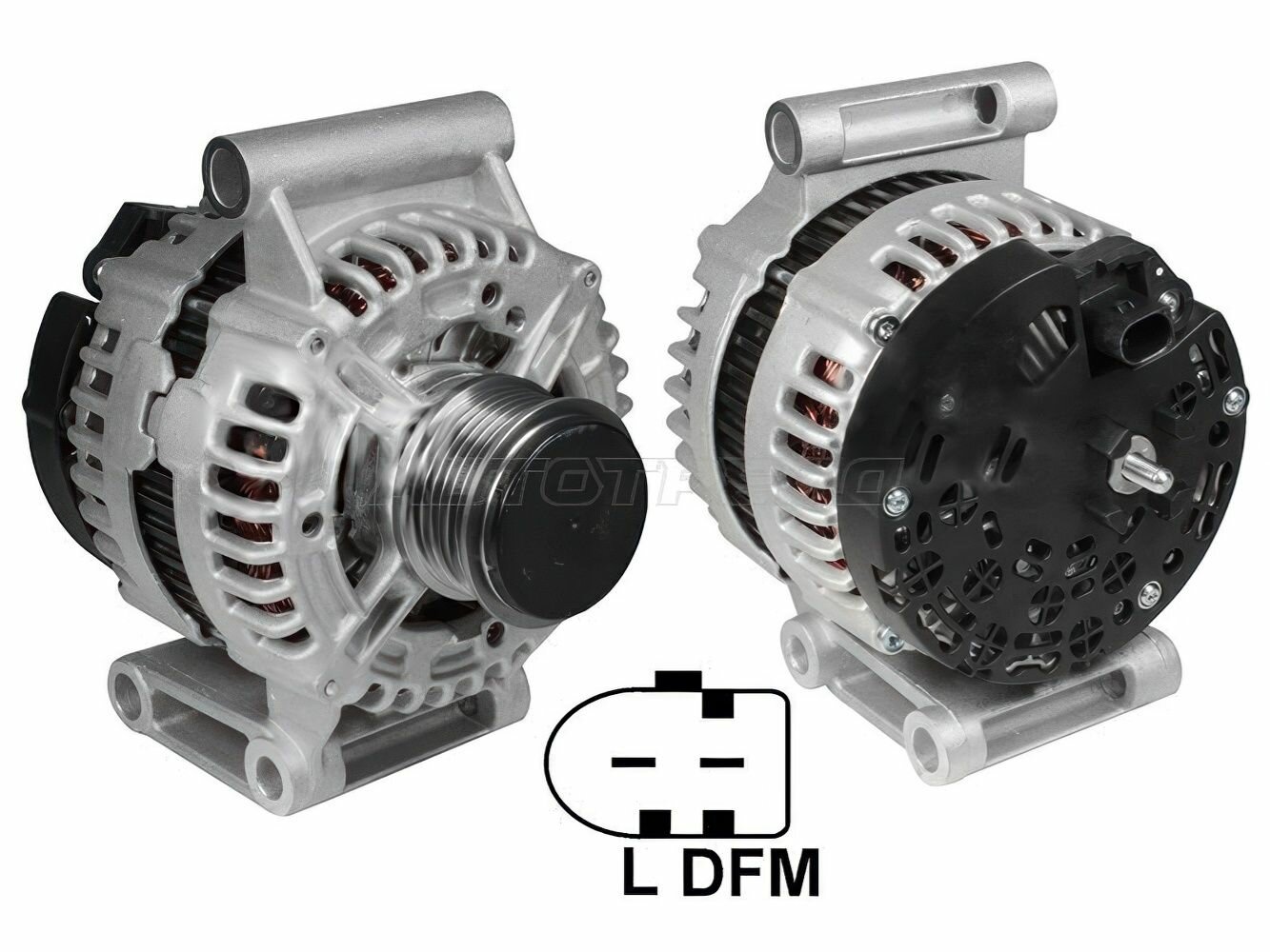 Генератор, дизель (EURO 4) 14V 150A для Ситроен Джампер, Форд Транзит, Опель Астра G, Зафира B, Пежо Боксер арт ST1747021 SAT