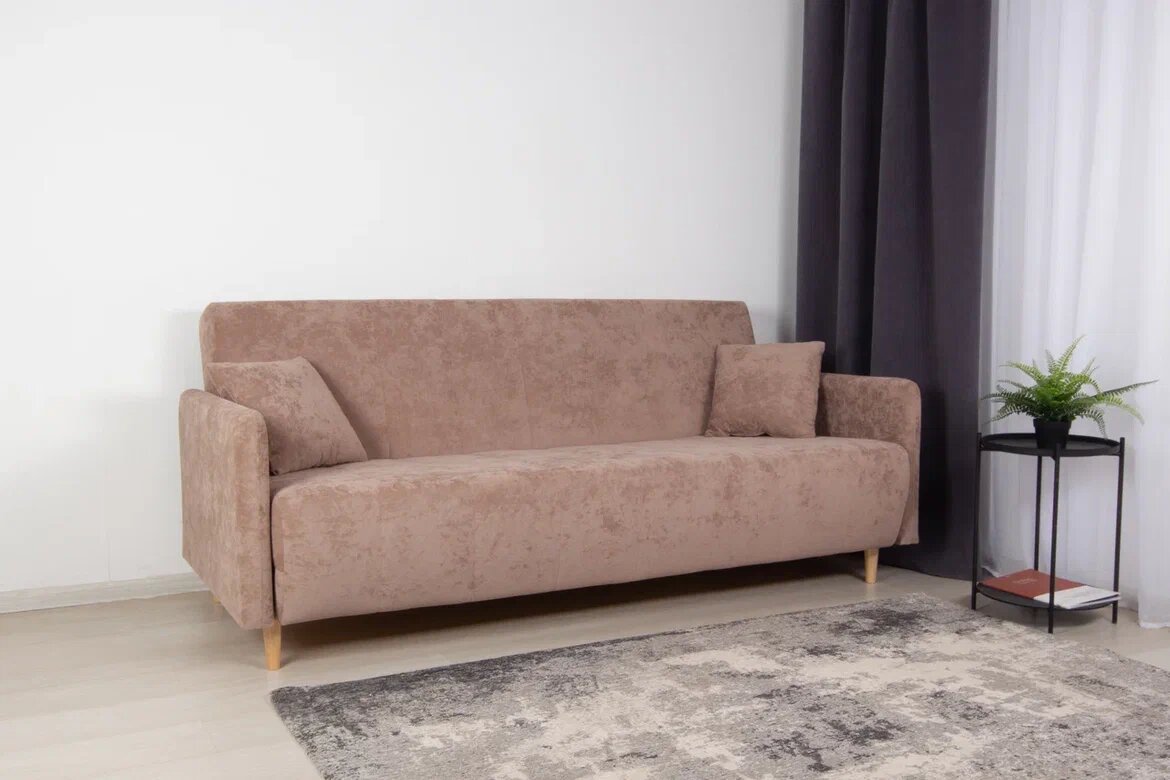 Диван-книжка Уют размером 210х100 на высоких ножках