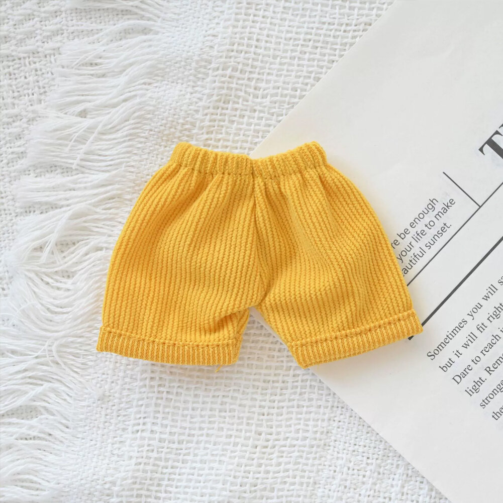 Модные шорты из вельвета Кукольная одежда для куклы Лабубу 17 см, только шорты, без куклы