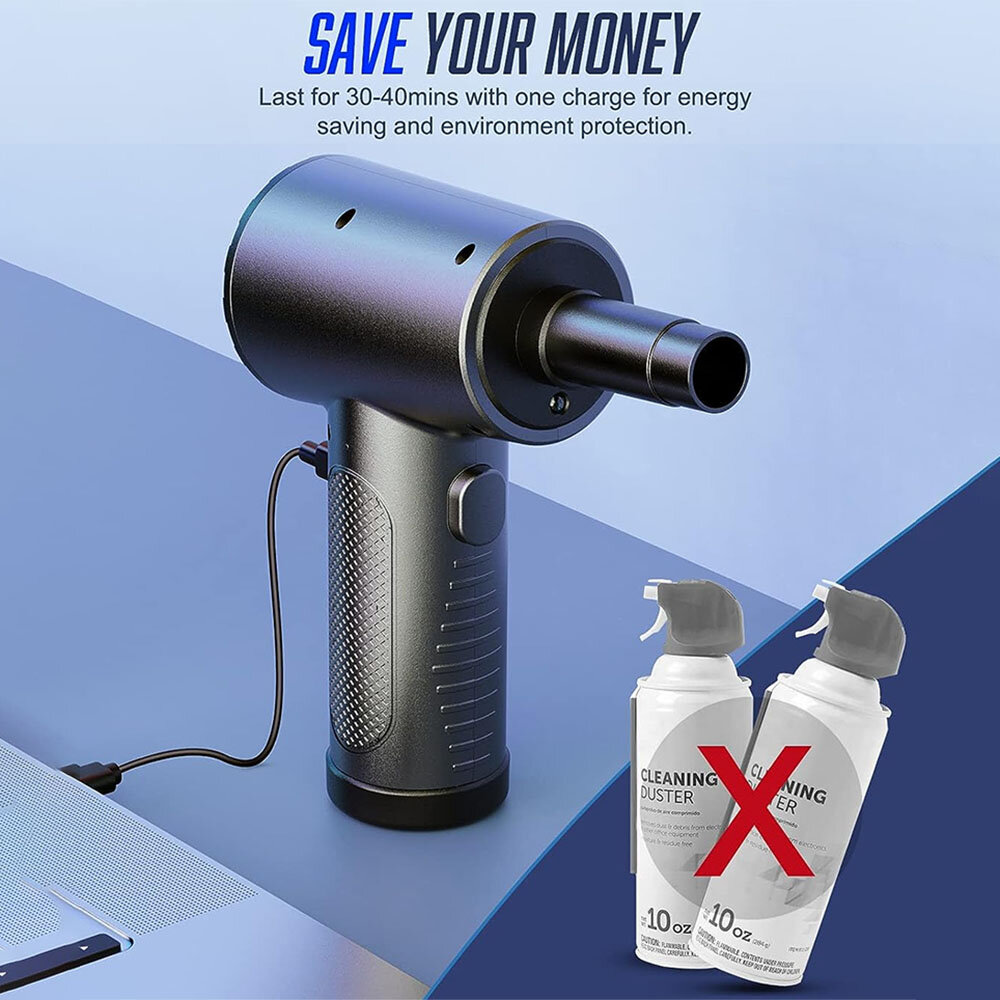 Электрический пылесос (пылеуловитель) для ПК, портативный, перезаряжаемый, с насадками