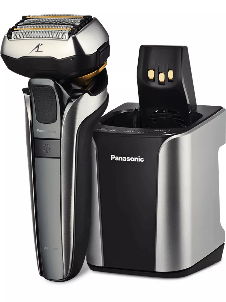 Умная электрическая бритва Panasonic ES-LV9Q, сеточная, влагозащищенная, требуется адаптер на евровилку .