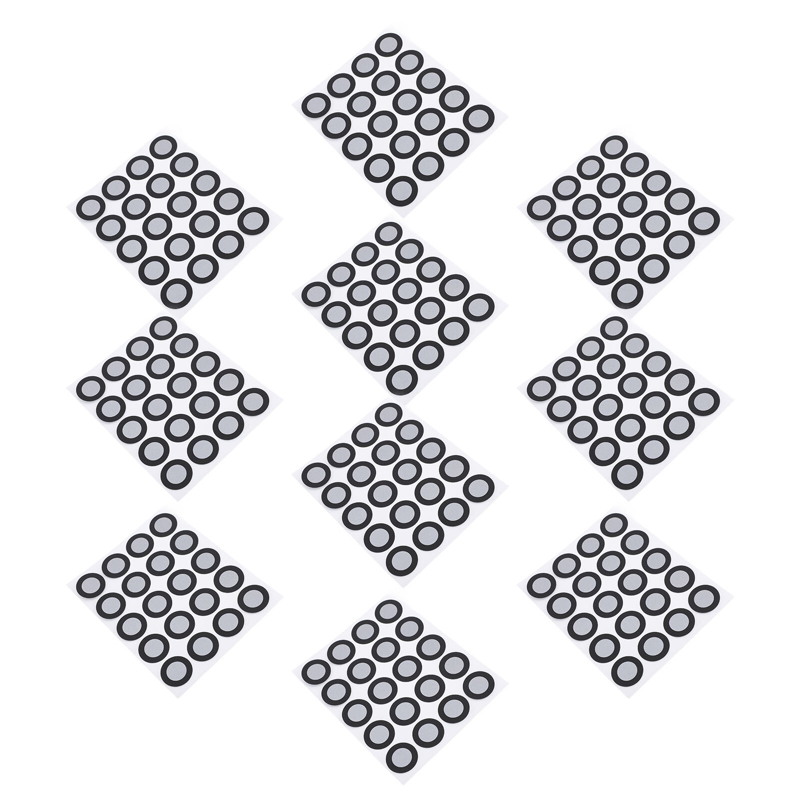 200 шт. 3D-маркеров для сканирования, внутренний диаметр 12 мм, внешний диаметр 19 мм, точная отслеживающая контрольная точка и точка маркировки с диффузным отражением