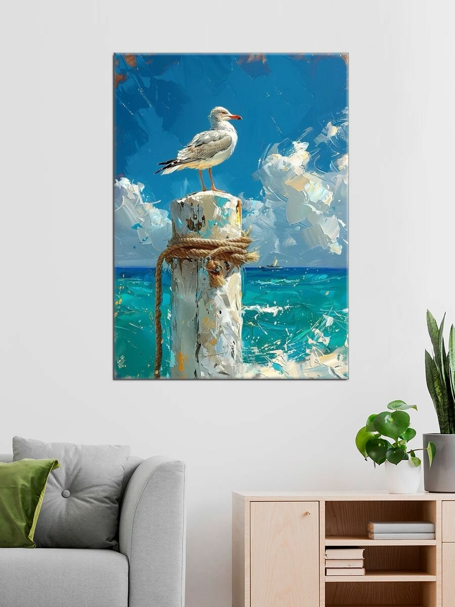 Картина на стену "Море зарисовки", 50х70 см