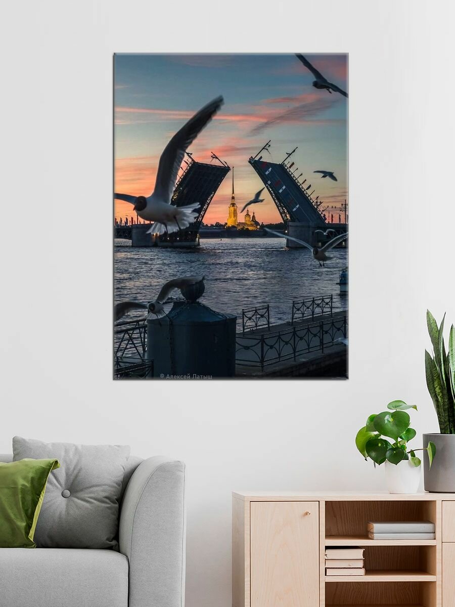 Картина на стену "Санкт-Петербург", 50х70 см