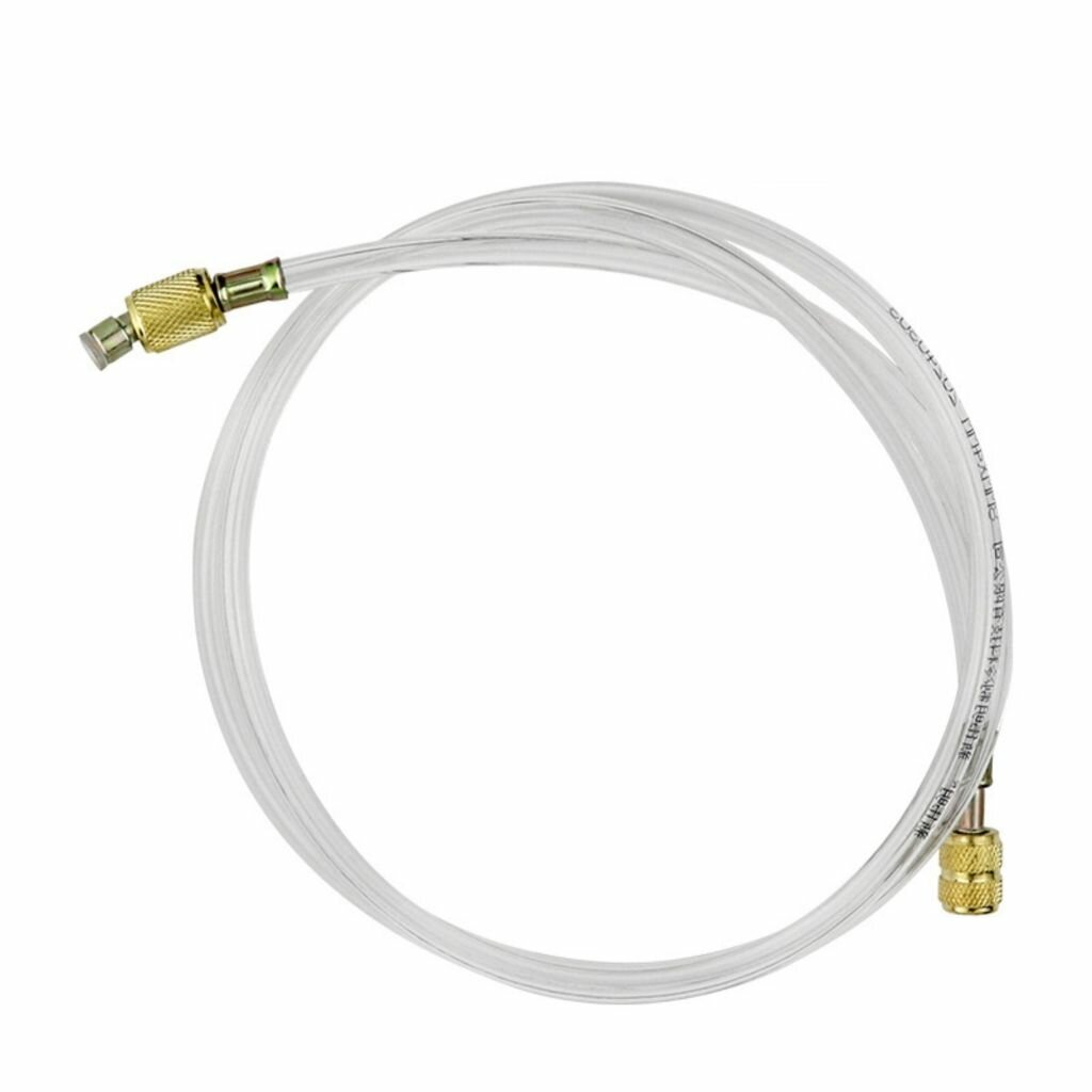 Принадлежности для инструментов, Трубка для заправки фреоном и жидкостью для кондиционеров и холодильников - 1,5 метра, 1 штука