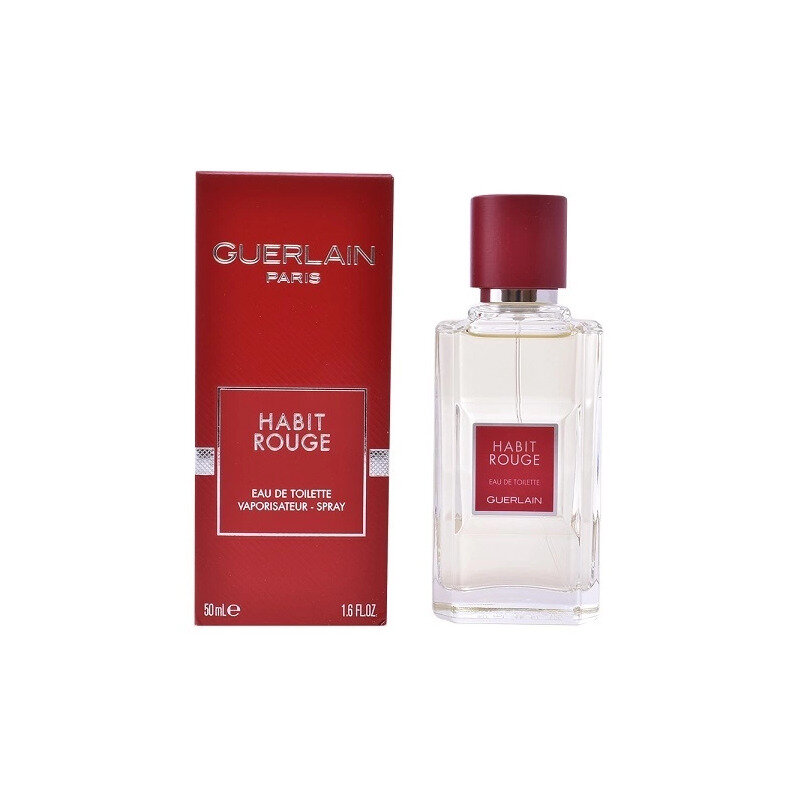 Туалетная вода для мужчин Guerlain Habit Rouge 50 мл / Духи Герлен Хабит Руж / Красный фрак