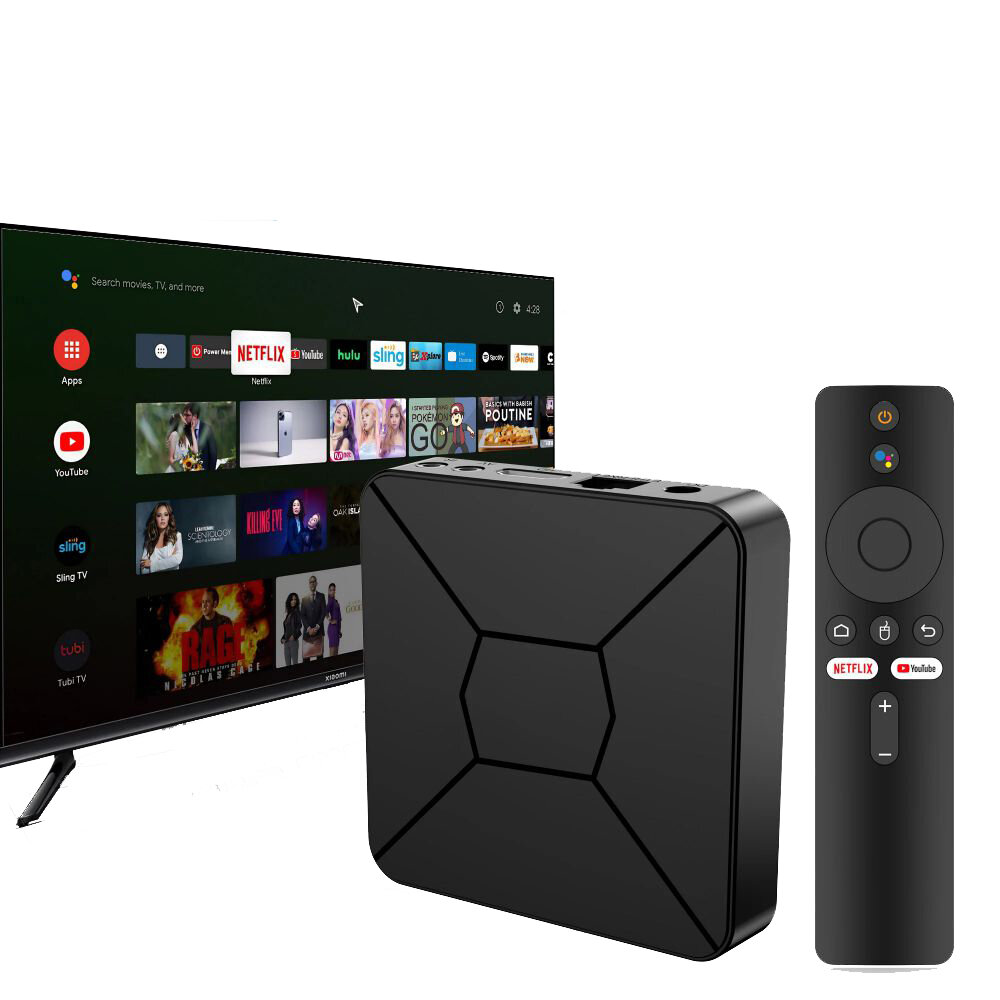 Телевизионная приставка Q5 plus 4K Android 14 Allwinner H313 2.4G и 5G Wifi6 Blueooth5 2GB8G16GB TV-приставка Tv 4K Free Live TV