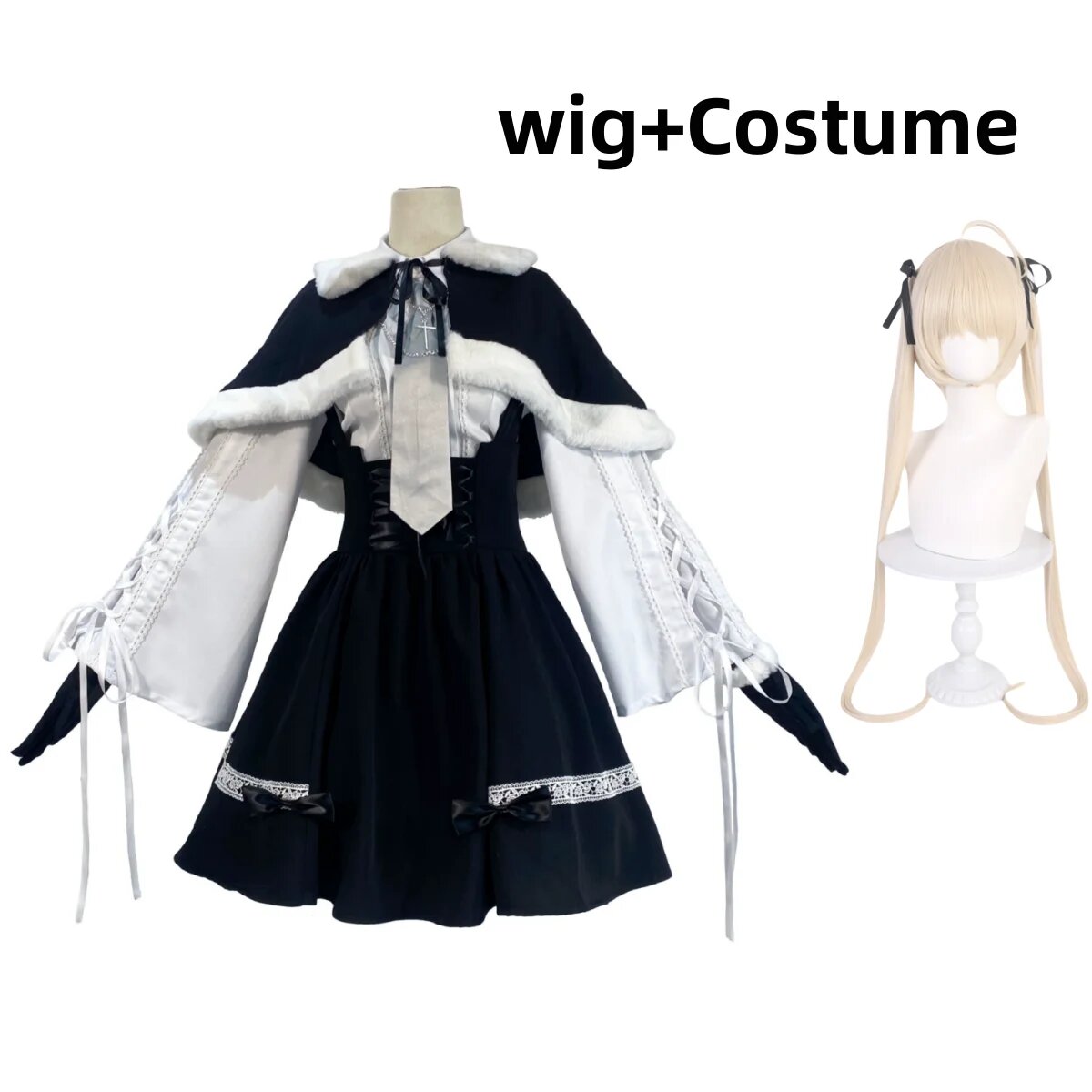 Косплей костюм Kasugano Sora из аниме Yosuga No Sora S, suit wig