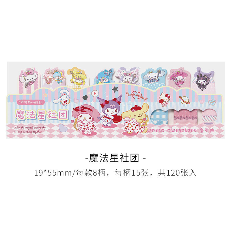 Блокнот для заметок с отрывными листами и мультяшным рисунком, бумага для заметок в девичьем стиле, стикеры, креативные закладки в японском стиле, индексные наклейки.