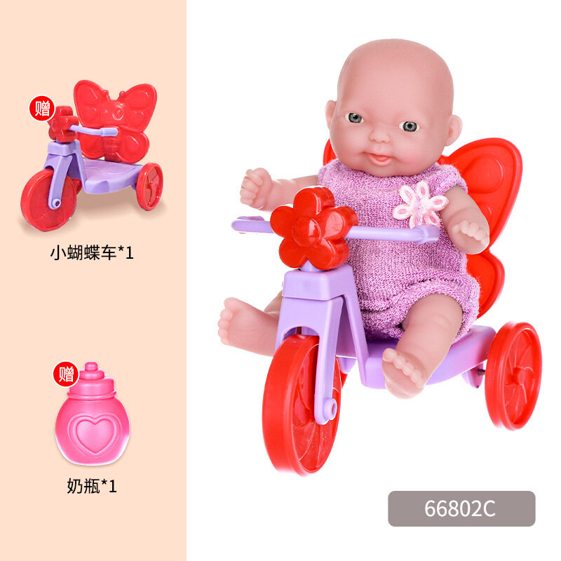 Трансграничные возрожденные куклы милые мультяшные куклы эмалированные куклы детские игрушки дома симулятор куклы оптом