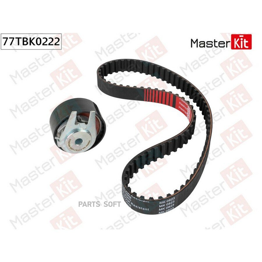 Комплект ремня ГРМ LAND ROVER/JAGUAR 3.0D 09- от официального дистрибьютора, MASTERKIT, артикул 77TBK0222