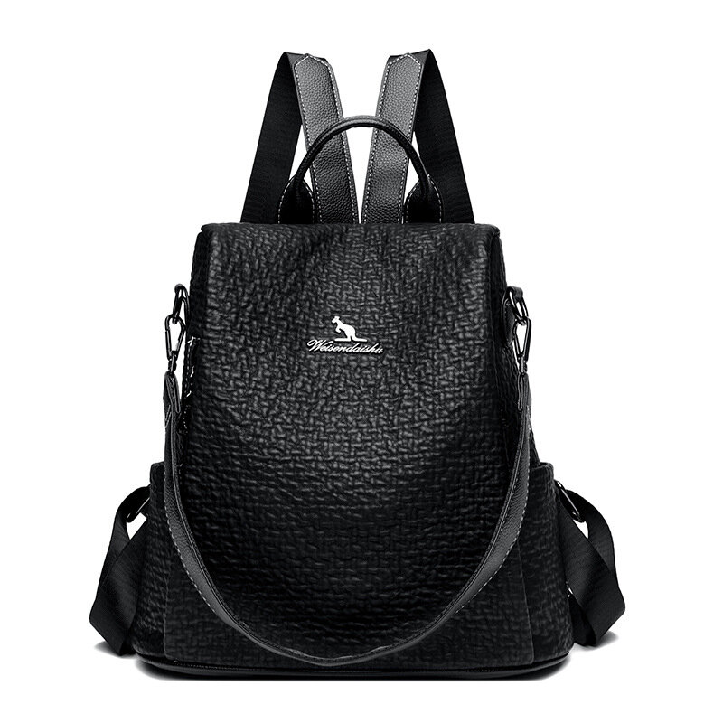 Рюкзак-кенгуру, женский корейский стиль, модный универсальный дорожный рюкзак большой вместимости, легкая школьная сумка