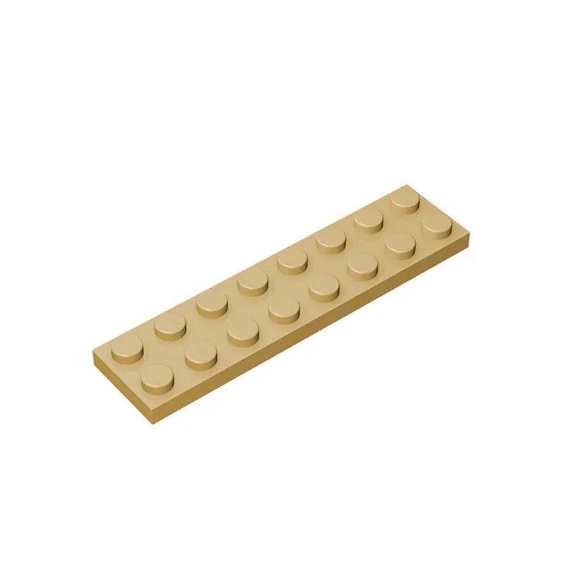 Набор строительных блоков SixBricks 10 шт. Бежевый, 5-tan