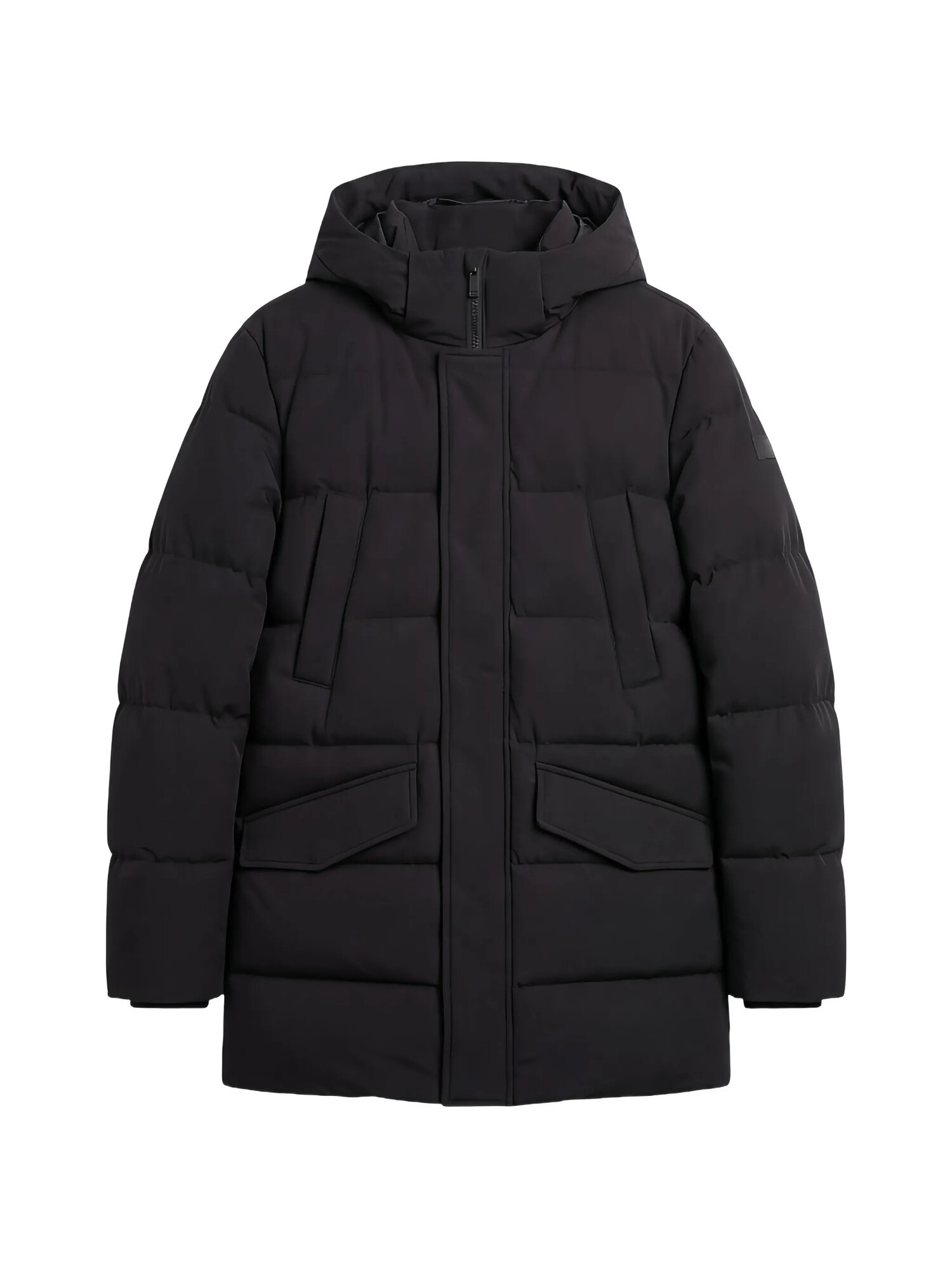 Пальто Hooded flap-pocket coat