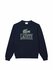 Толстовка LACOSTE Logo crew-neck sweatshirt, размер S, , blue