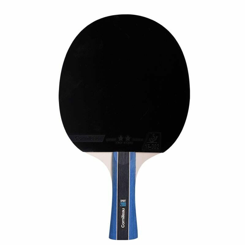 DECATHLON ракетка для настольного тенниса Cornilleau Sport 200, черный/синий, вогнутая