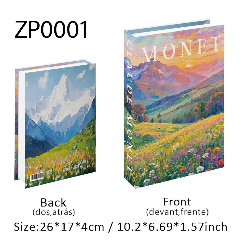 Декоративные книги Бохо Белый, OPEN, ZP0001