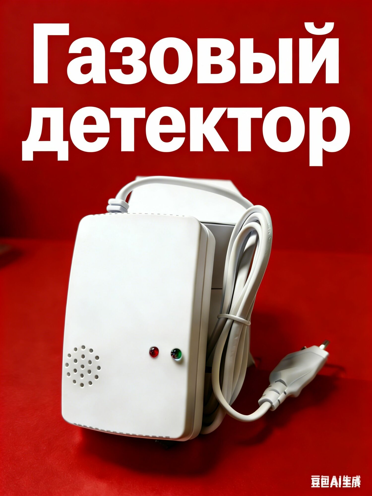 Детектор утечки газа горючий пропан бутан метан предупреждающий датчик сигнализации для домашней безопасности ЕС вилка