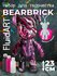 Мишка с красками "Bearbrick", для развития творческих навыков, 23см