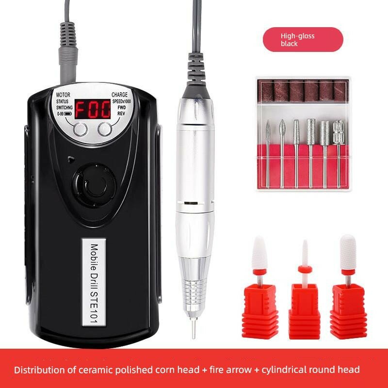 Электрическая машинка для маникюра 110 В (стандарт США), для снятия гель-лака, полировки ногтей, удаления кутикулы,