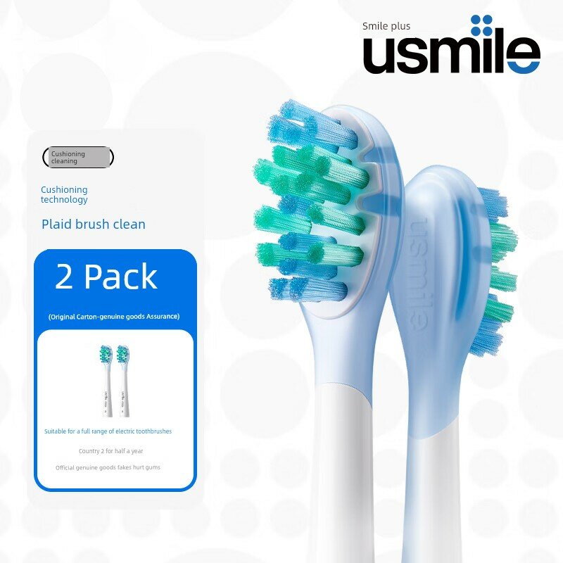 Электрическая зубная щетка Smile plus Usmile P1345/Y134/U234, универсальная сменная насадка для взрослых, оригинальная