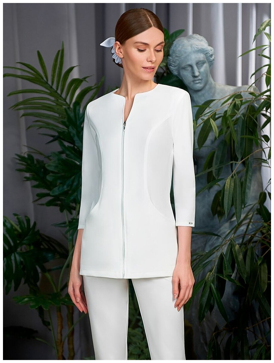 ENIGMA женский жакет 217003N (46, Молочно-белый)