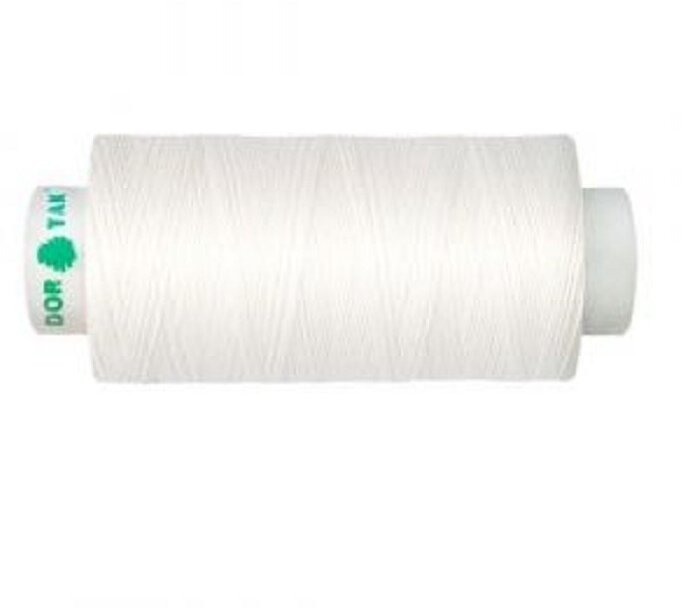 Нить 40/2 DOR TAK White ( белый ) (10 бобин одного цвета)