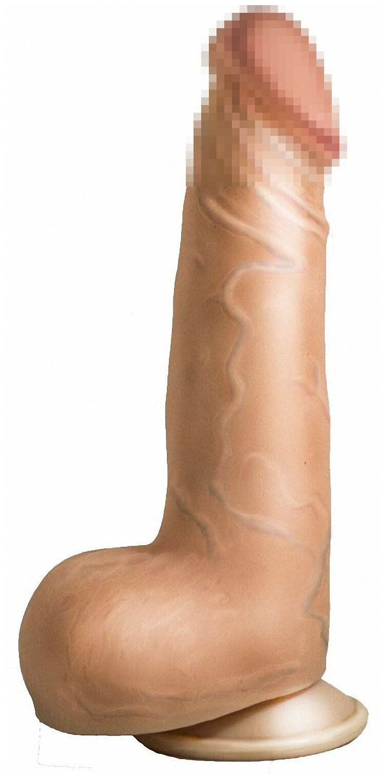 LOVETOY (А-Полимер) Фаллоимитатор Human Copy, телесный, 21 см, L